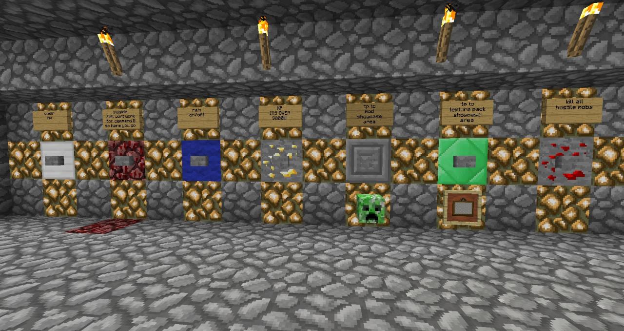 texturepack/mod showcase map Minecraft Map