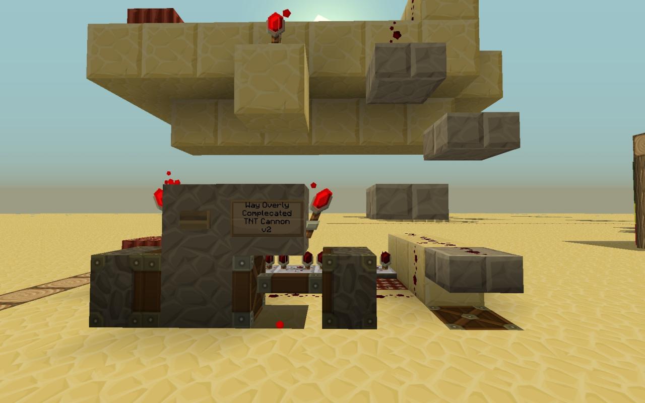 Redstone TNT Cannons Minecraft Map