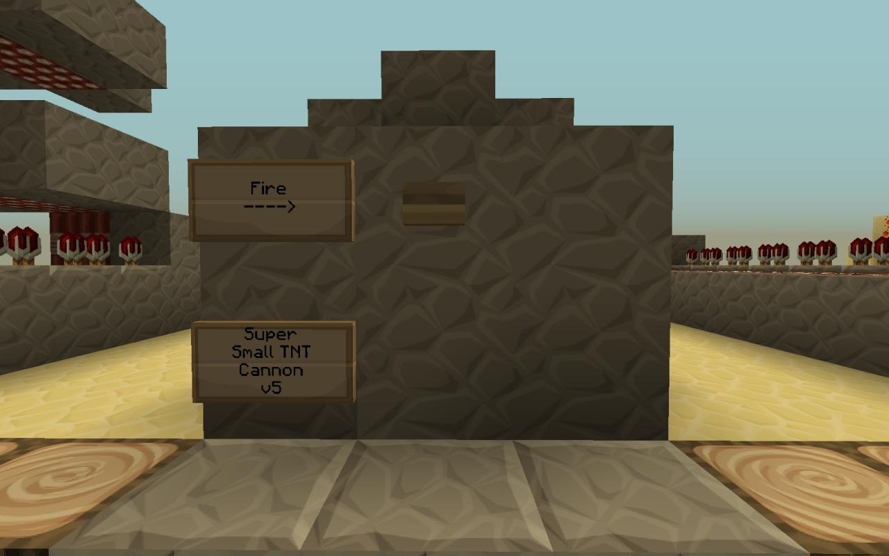 Redstone TNT Cannons Minecraft Map