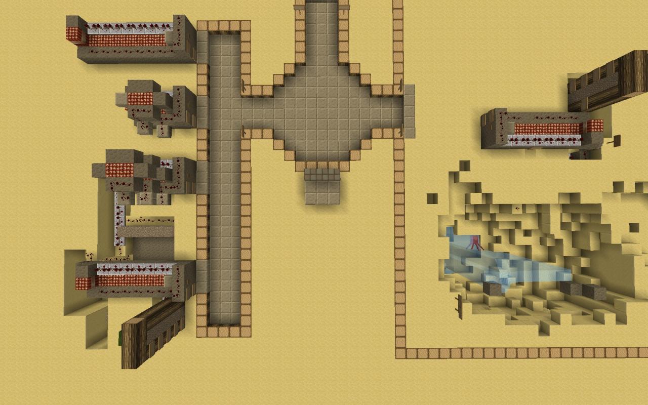 Redstone TNT Cannons Minecraft Map