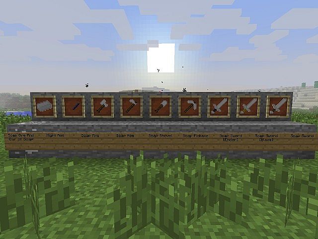 [Now 1.5!] Minecraft Soap Mod!! [V. 2.6] Adds Night rods And Soap Tools ...