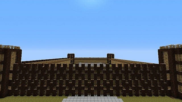 Simple Wooden Fort Minecraft Map