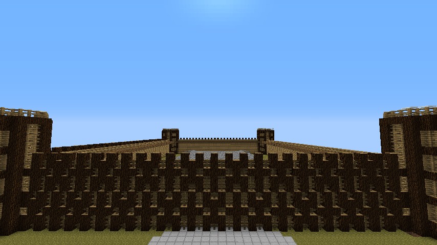 Simple Wooden Fort Minecraft Map