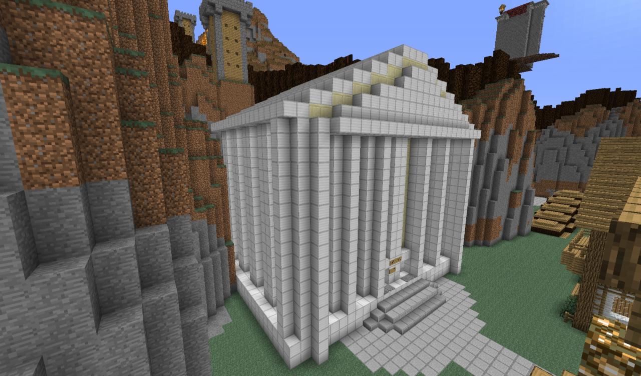 Classical Stlye Library Minecraft Map