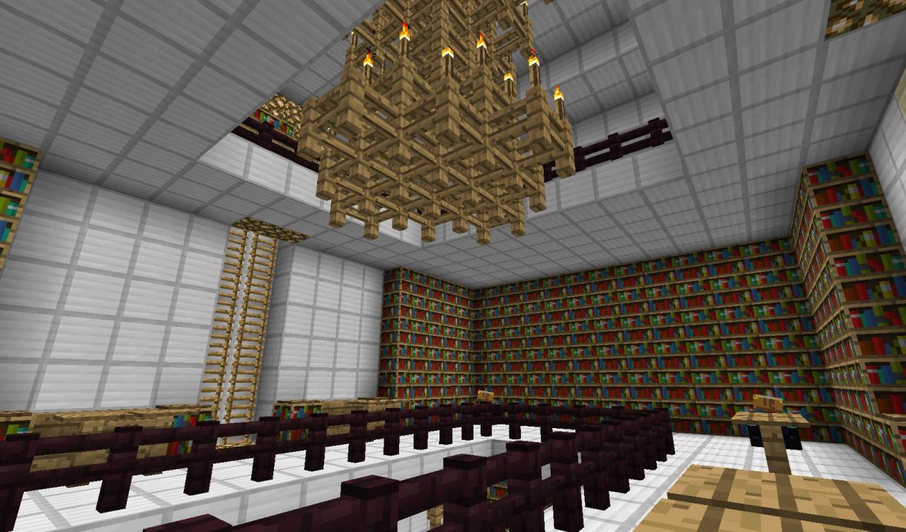 Classical Stlye Library Minecraft Map