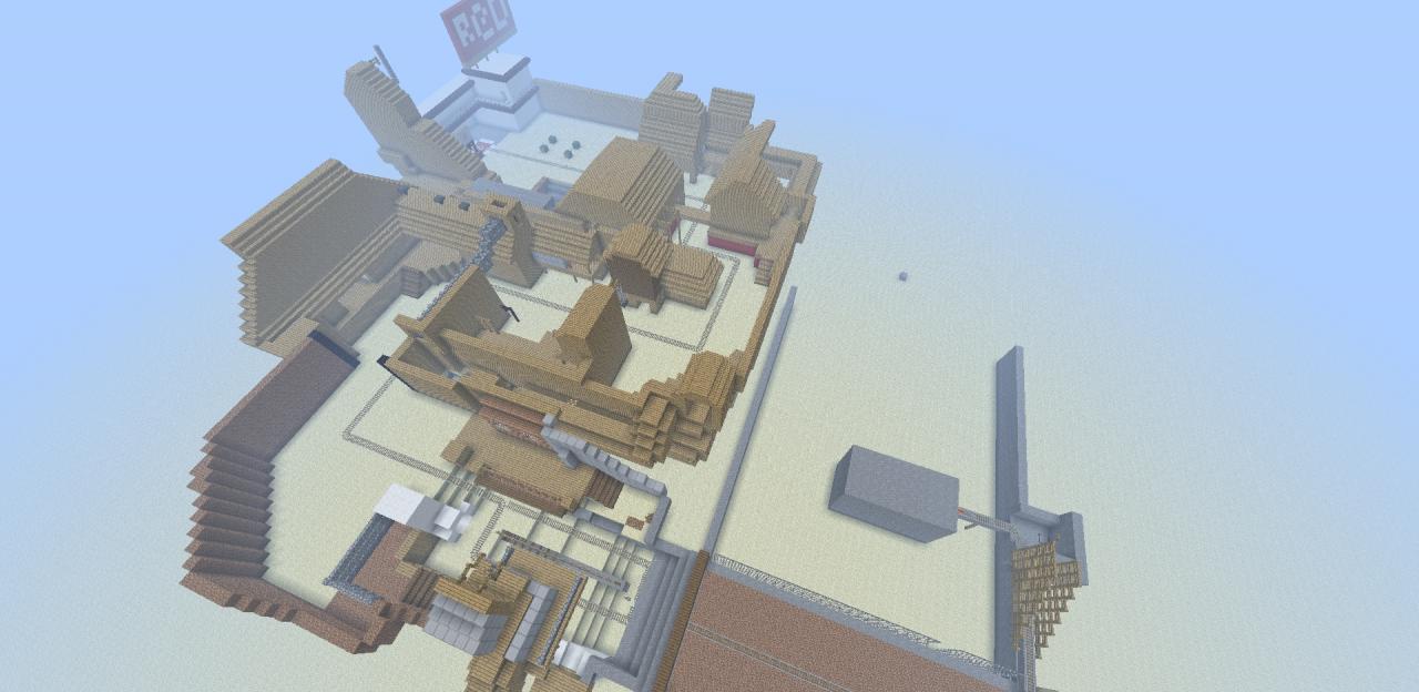 TF2: Goldrush Rebuild | PVP Map| Snapshot 12w4a+ Minecraft Map