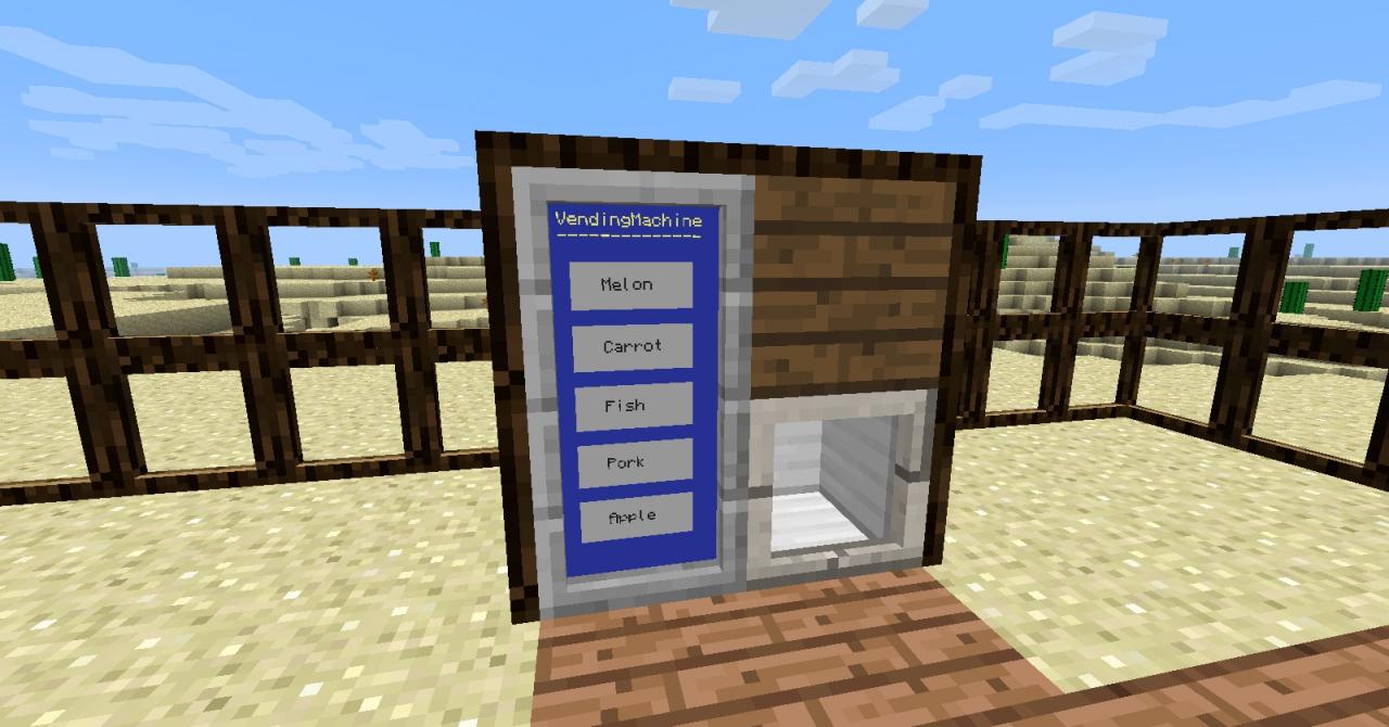 Vending Machine Minecraft Map