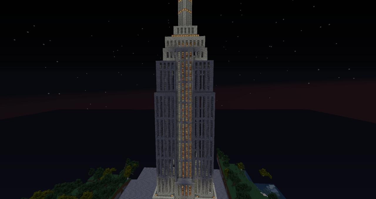 Empire state building Minecraft Map