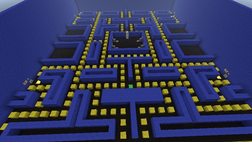 Pac-Man for Multiplayer! Minecraft Map