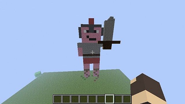 roman pixel art! Minecraft Map