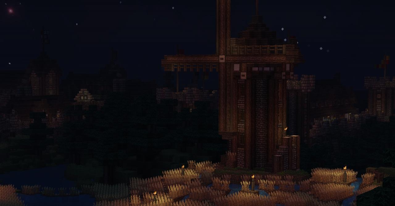 Medieval Gothic/Nordic Windmill Minecraft Map