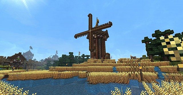 Medieval Gothic/Nordic Windmill Minecraft Map