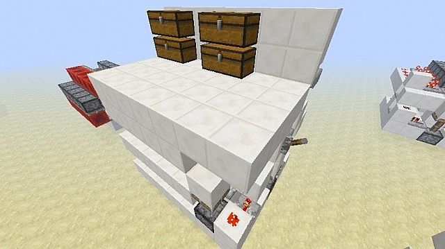Compact 2 High Hidden Chests [Tutorial] Minecraft Map