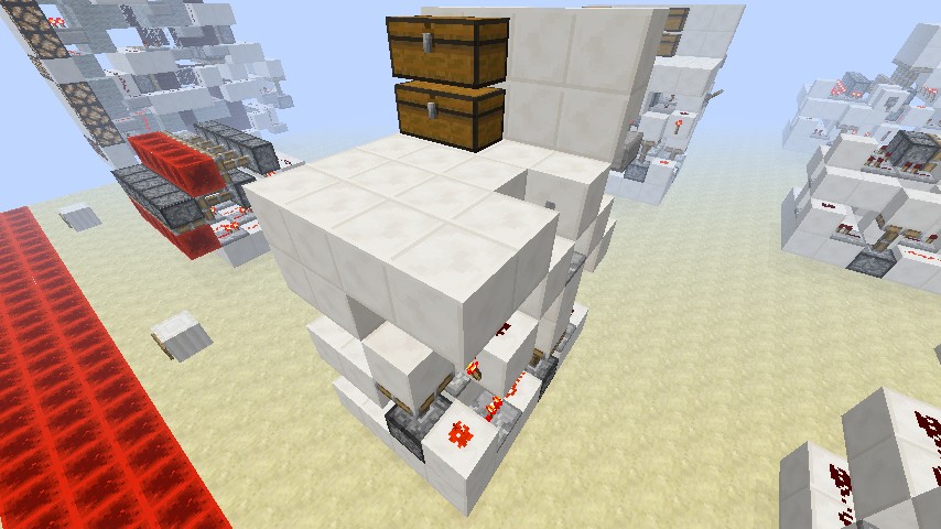 Compact 2 High Hidden Chests [Tutorial] Minecraft Map