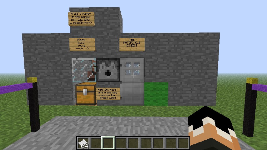 Minecraft Motorcycle Exhibition Minecraft Project