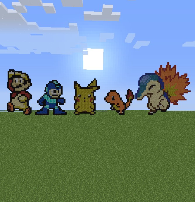 Pixel Art by xpd88 Minecraft Map