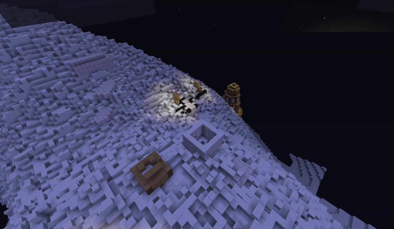 The ice age survival-World Painter Minecraft Map