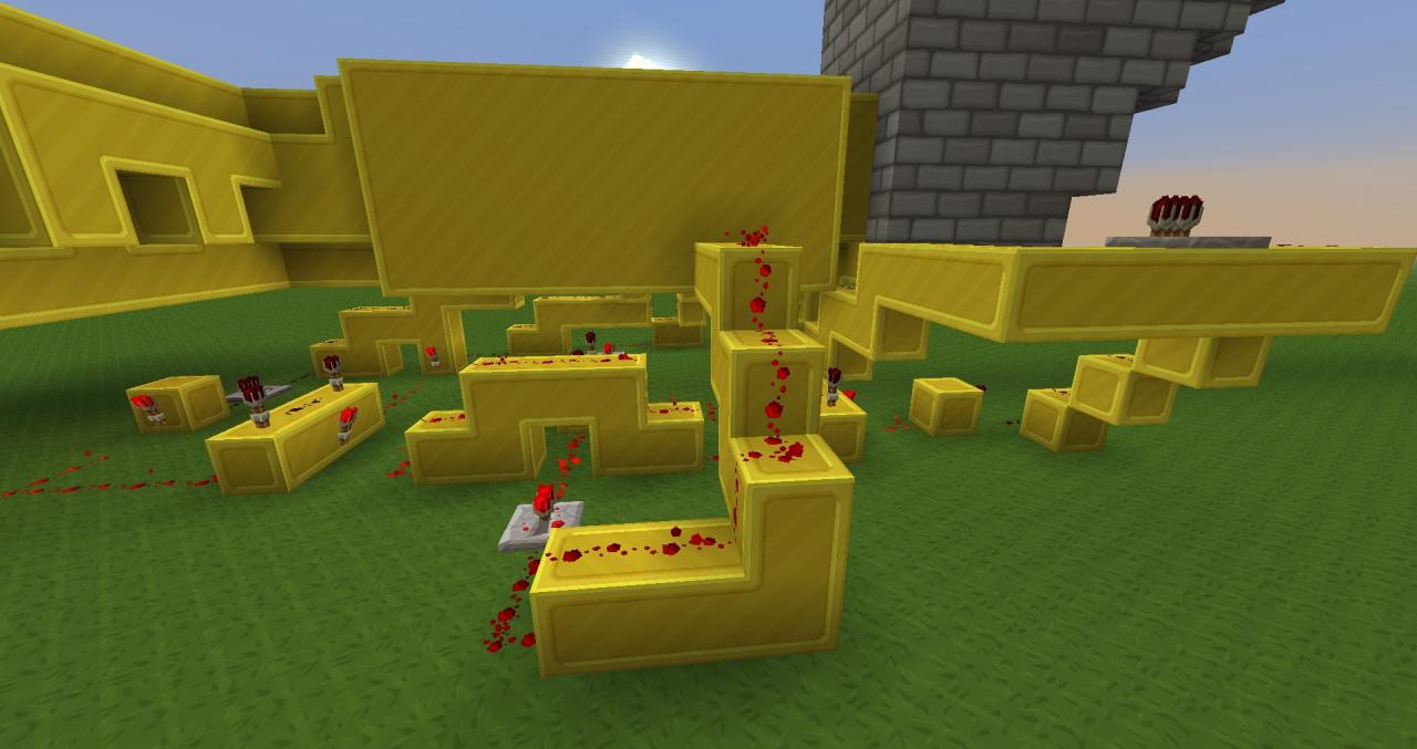 The golden rooms Minecraft Map