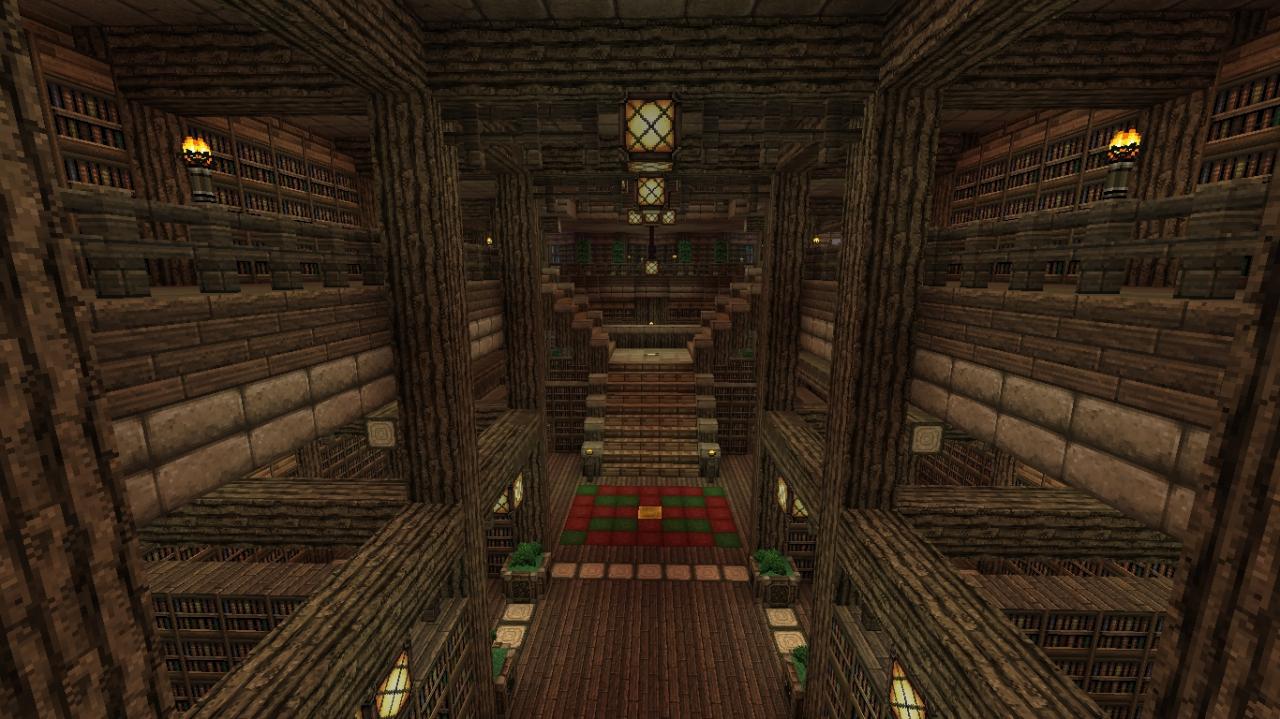 The Great Library Minecraft Map
