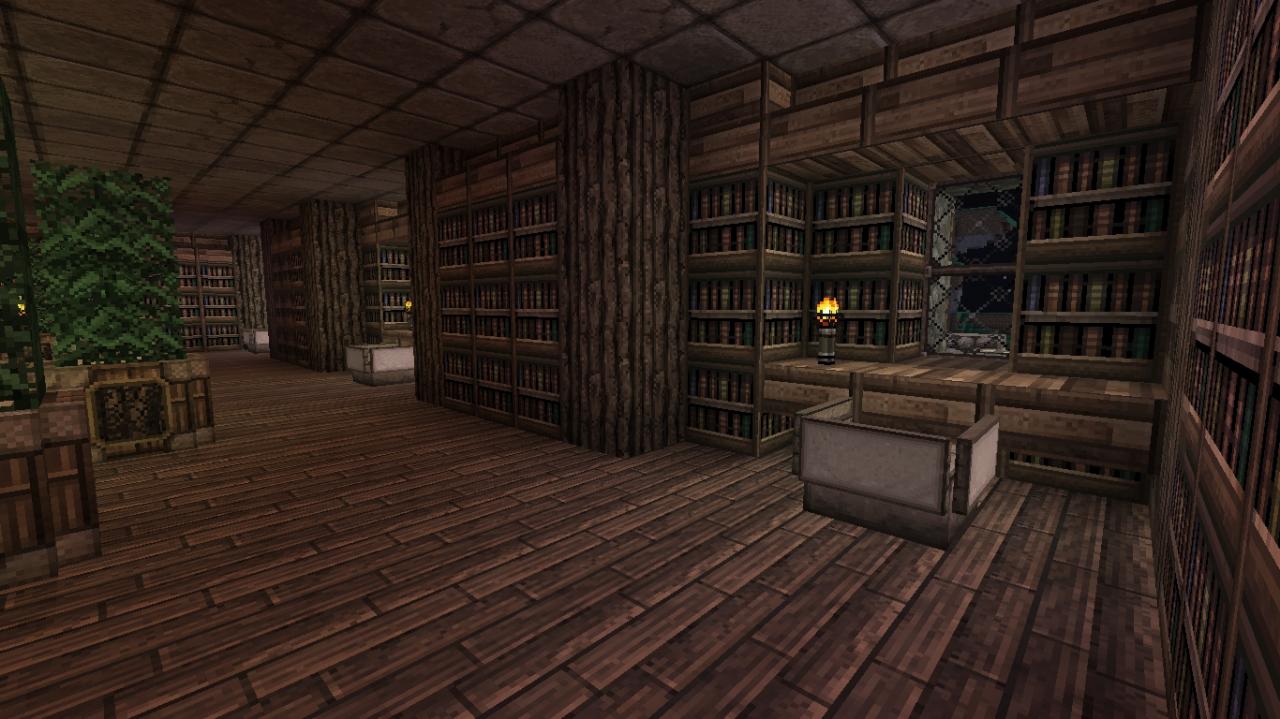 The Great Library Minecraft Map