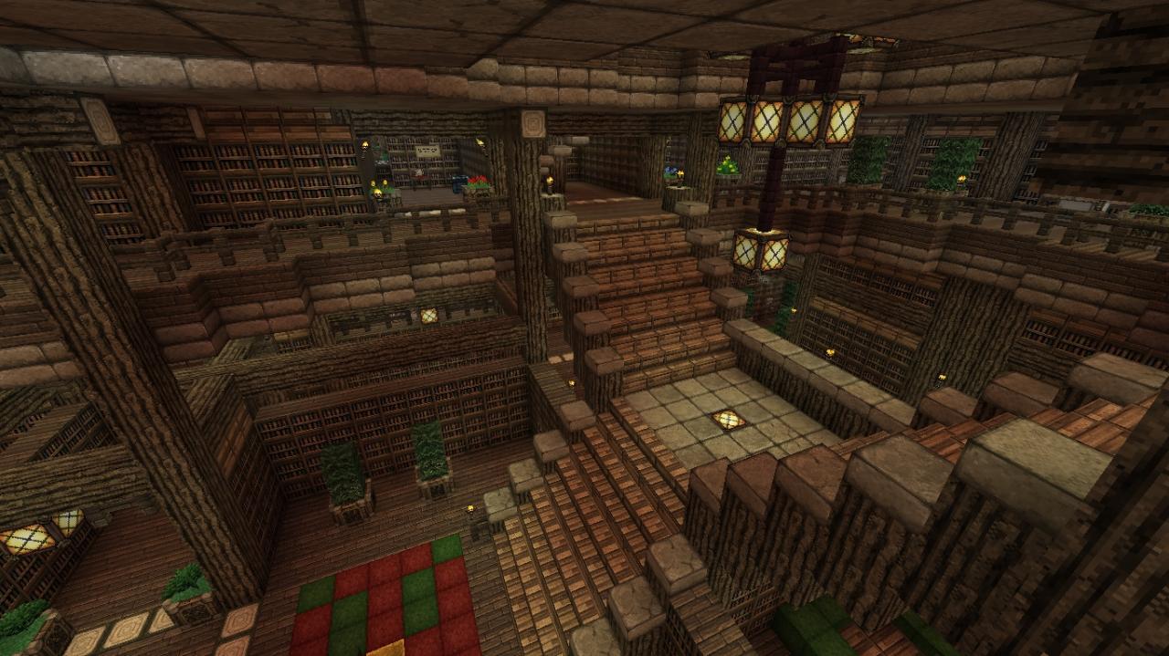 The Great Library Minecraft Map