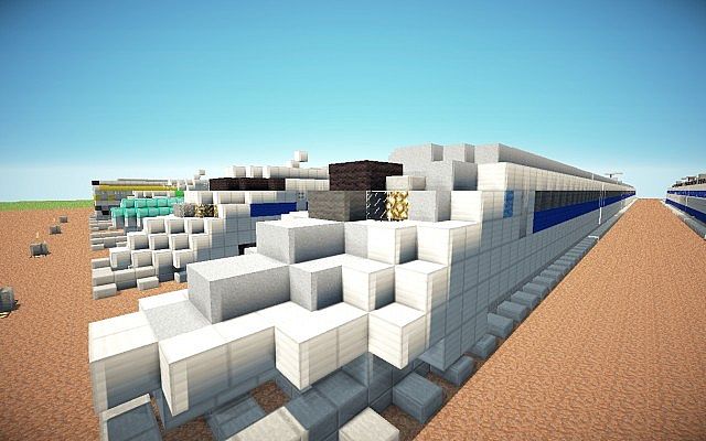 Nozomi 500 系 Series Shinkansen Train 新幹線 Minecraft Map