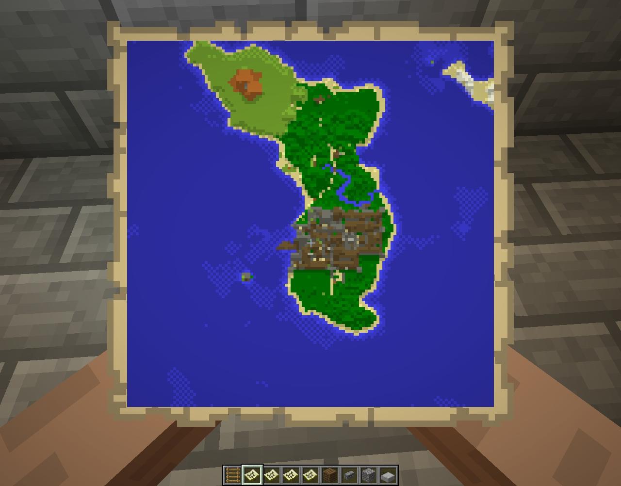 Medieval island Minecraft Map