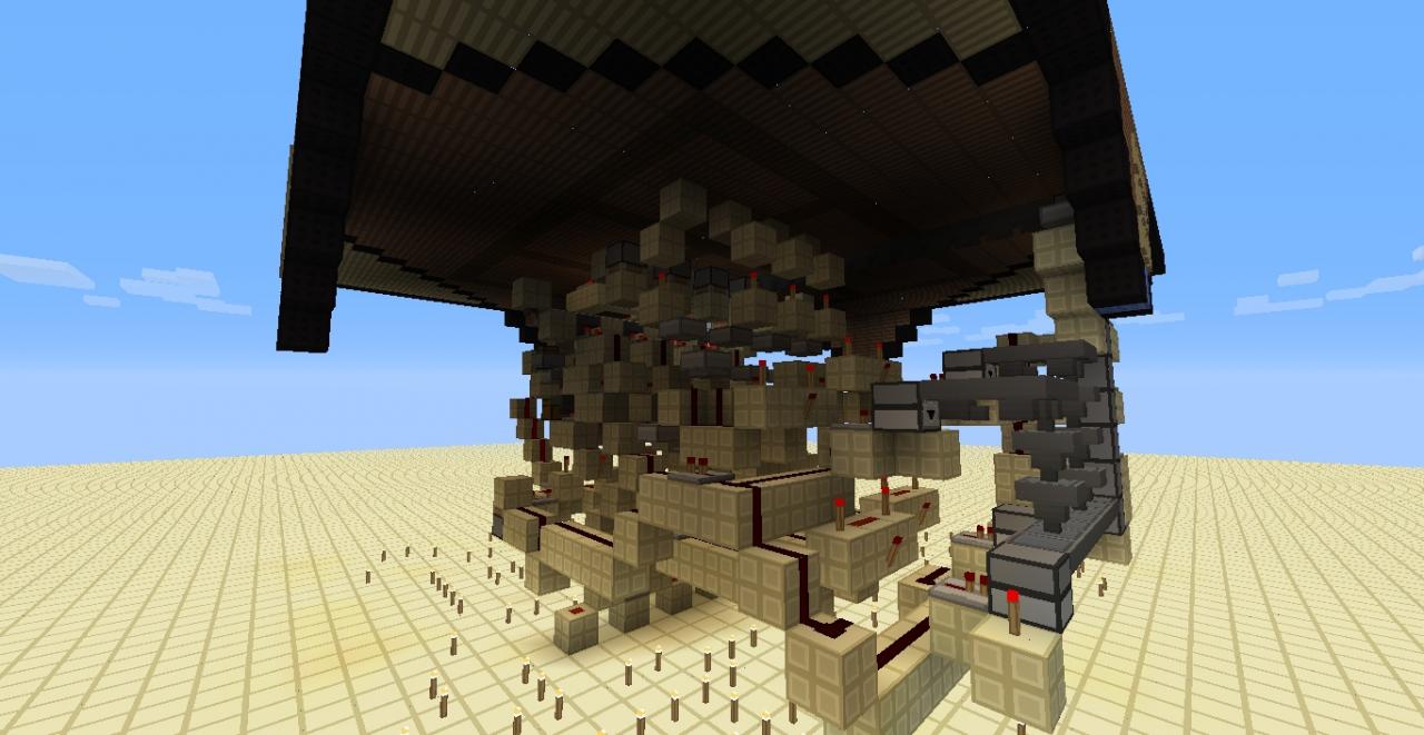 Autocrafting Table (Vanilla Minecraft!) Minecraft Map