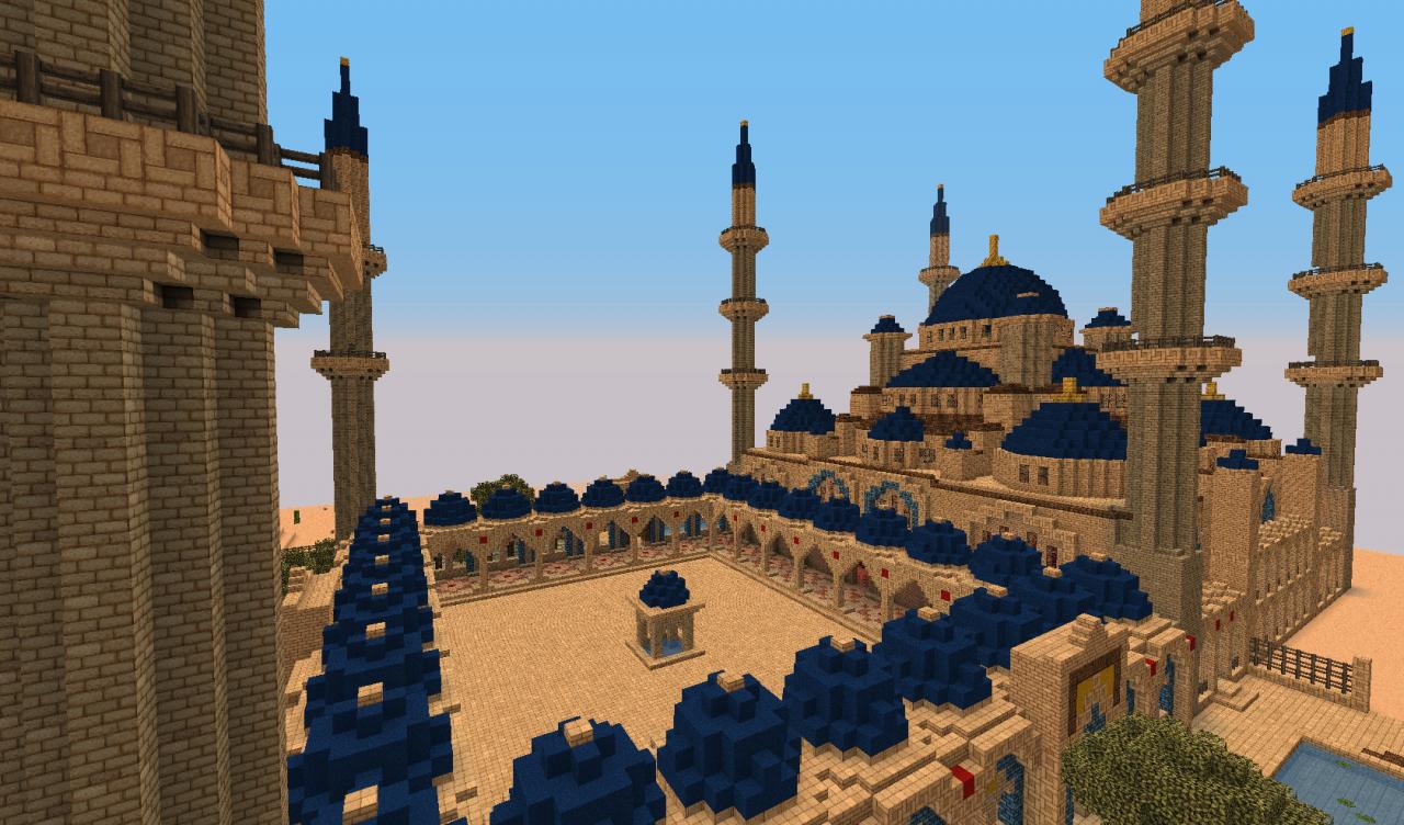 Great Blue Mosque (Arabian / Desert City Project) Minecraft Map
