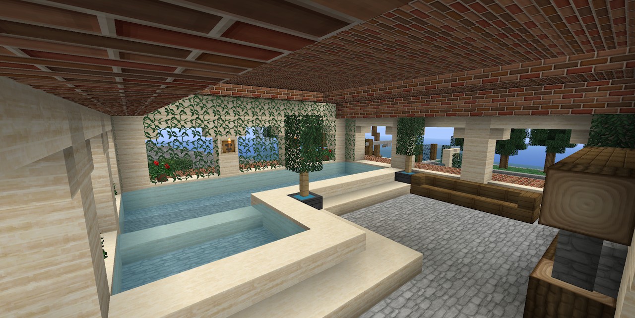 Tuscan island mansion || WITH DOWNLOAD Minecraft Map