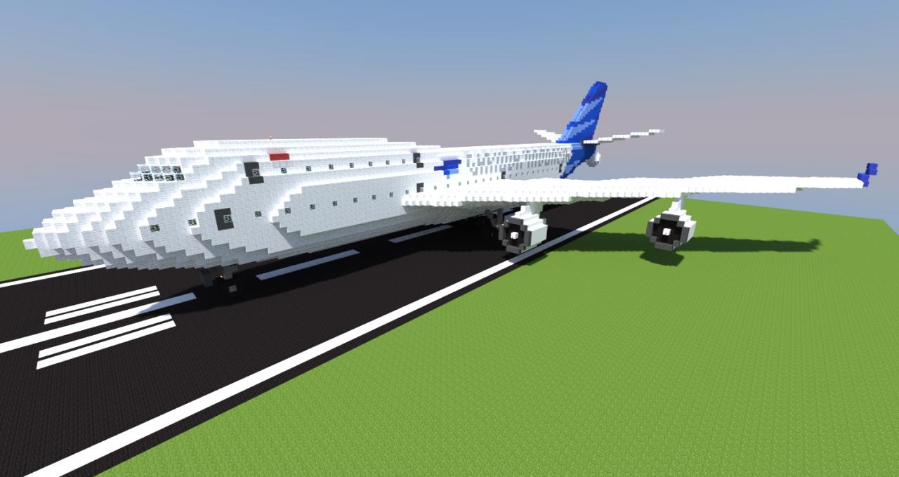 Boeing 747 Minecraft Map