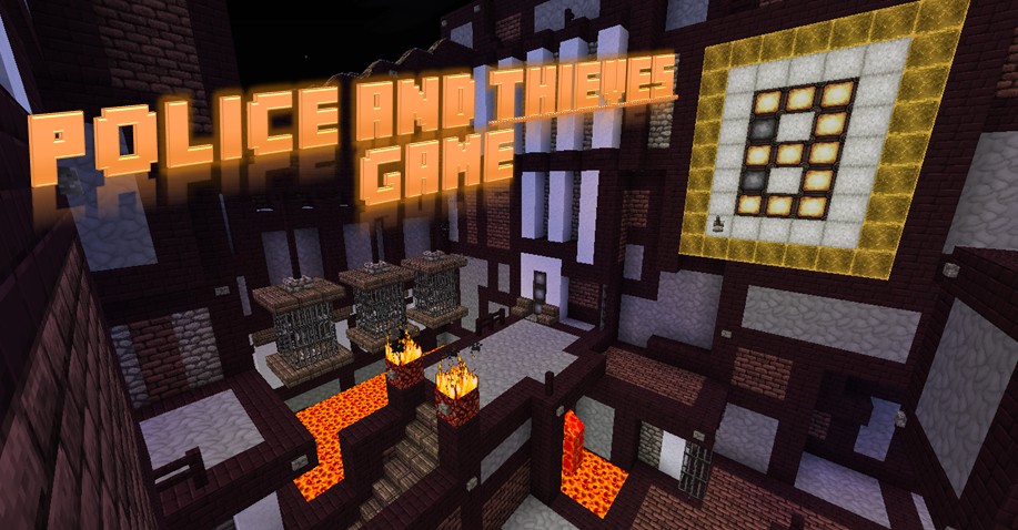 The Police And Thieves Game (A Redstone Mini Game) Minecraft Map