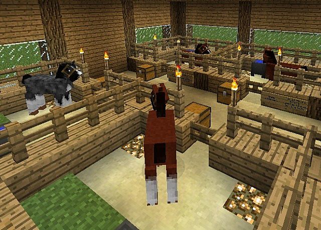 October Valley Horse Farm Minecraft Map