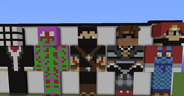 [SCRAPPED] Hall of Fame (Famous YouTubers) Minecraft Map