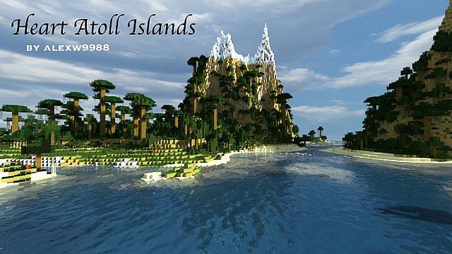Heart Atoll Islands Minecraft Map