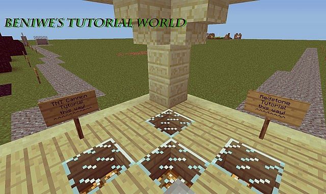 ben1we's Simple Tutorial World (in progress) Minecraft Map