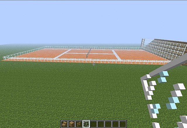 Tennis court map Minecraft Map