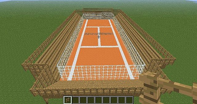 Tennis court map Minecraft Map