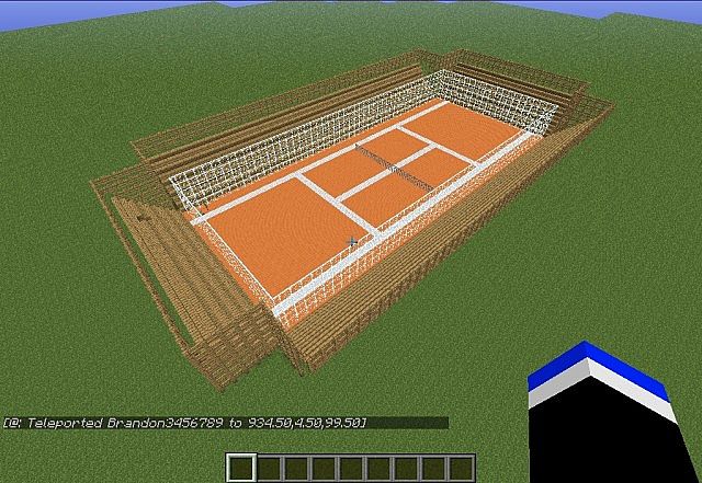 Tennis court map Minecraft Map