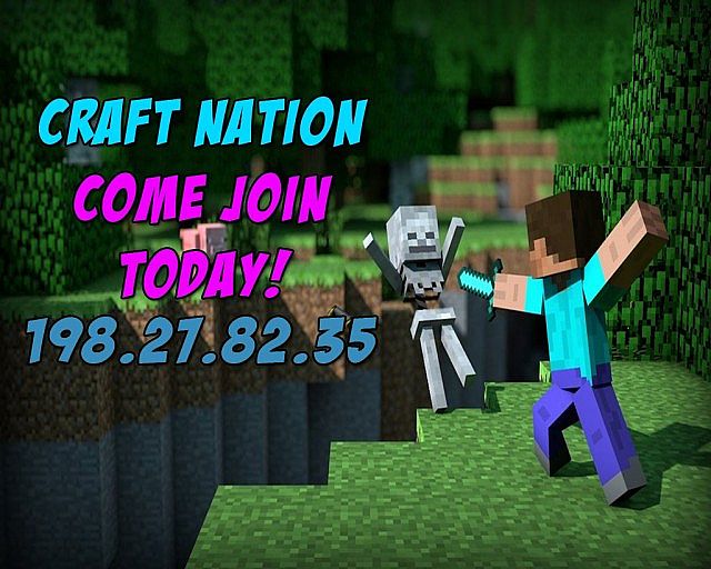 CraftNation Bukkit 24/7 Server Minecraft Server