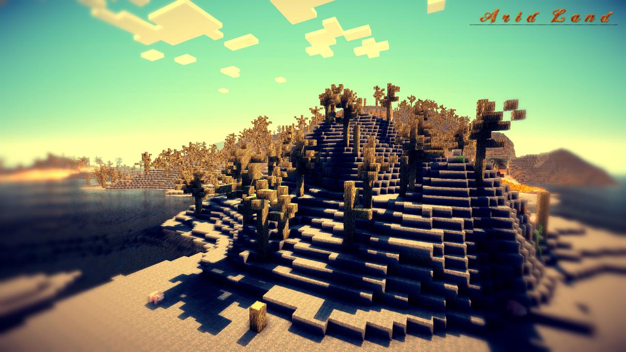 Arid Land - Custom Terrain Minecraft Map