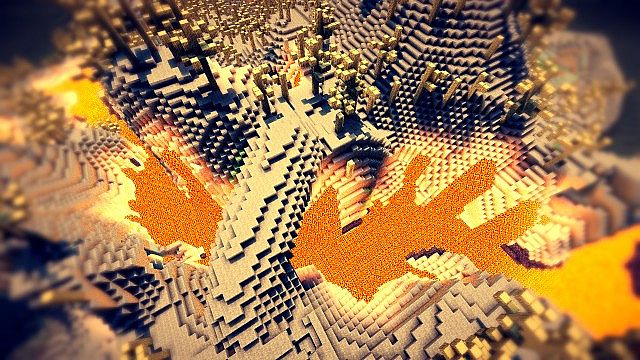 Arid Land - Custom Terrain Minecraft Map