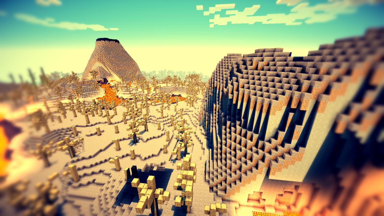 Arid Land - Custom Terrain Minecraft Map