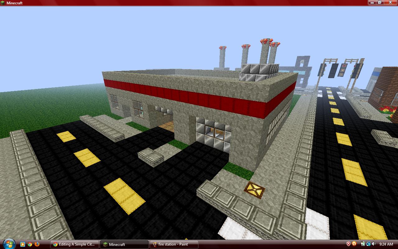 A Simple City Minecraft Map