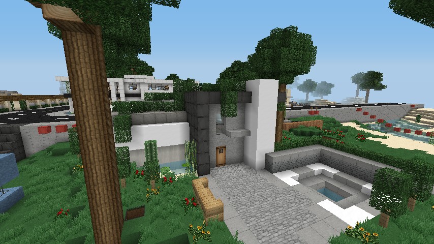 Ultra Green - Modern House Minecraft Map