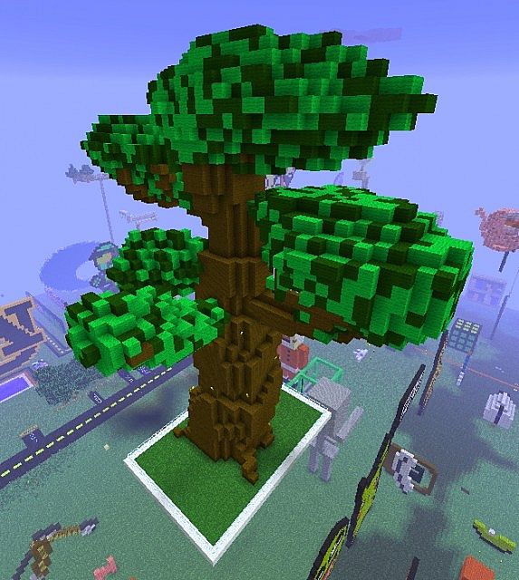Callae Rae's Wool Tree Home Minecraft Map