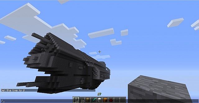 Miniature UNSC INFINITY Minecraft Map