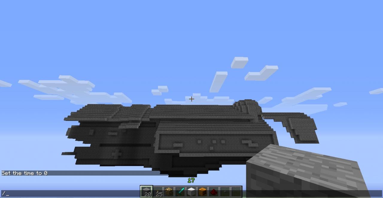 Miniature UNSC INFINITY Minecraft Map