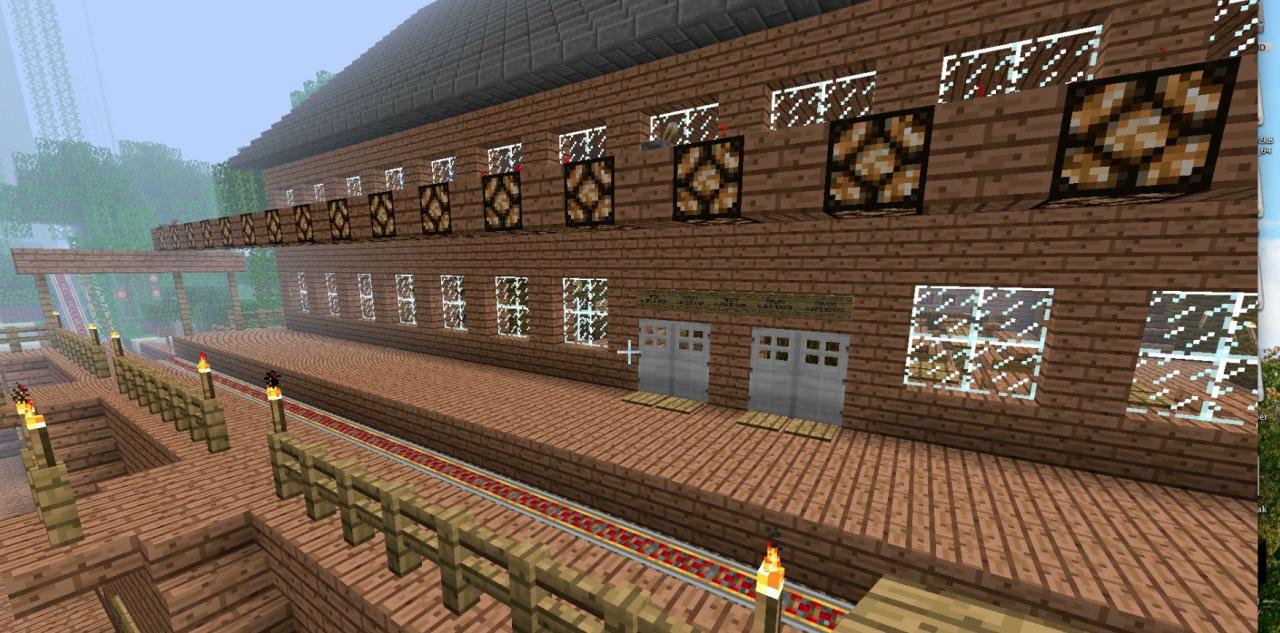 Golden gate and some other railstuff Minecraft Map