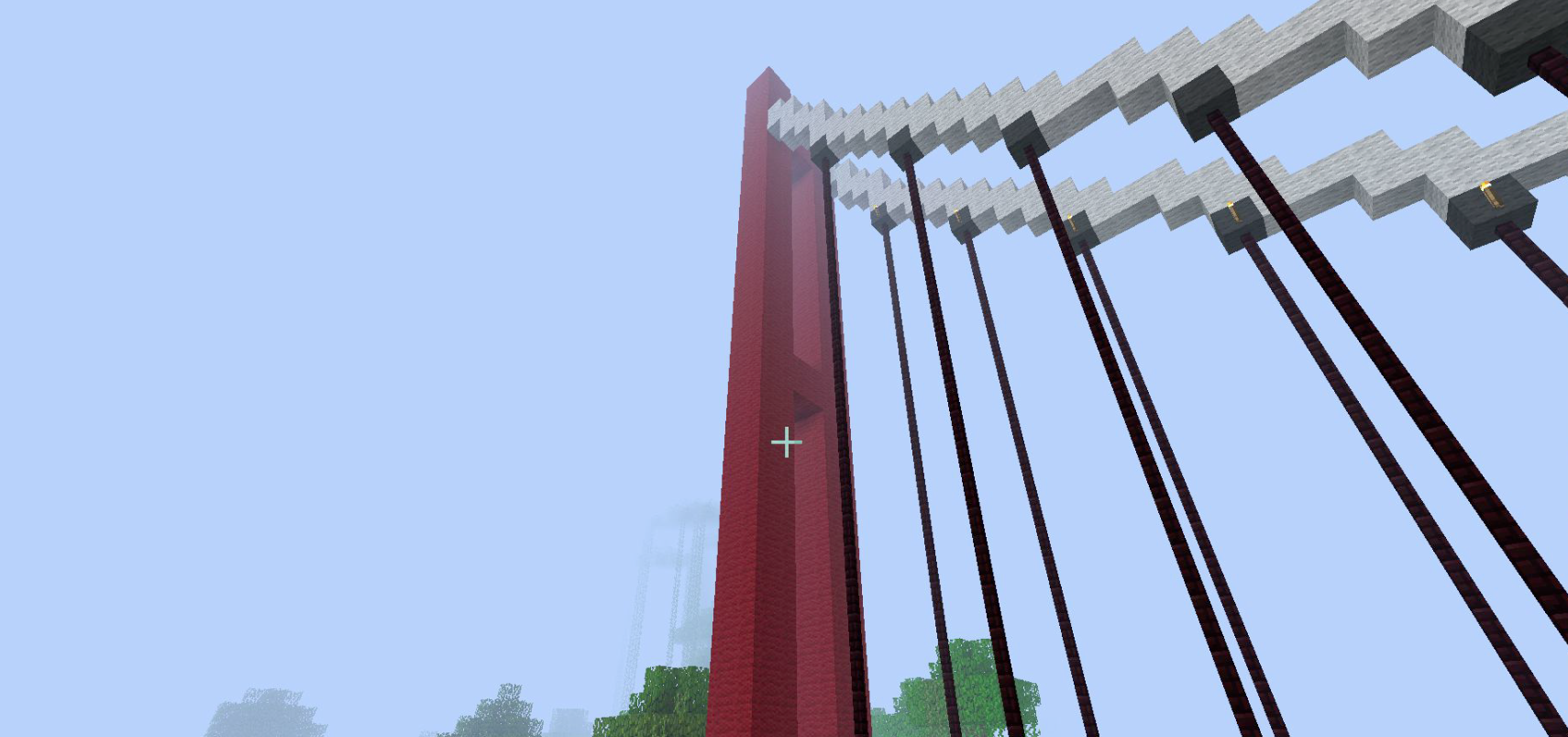 Golden gate and some other railstuff Minecraft Map